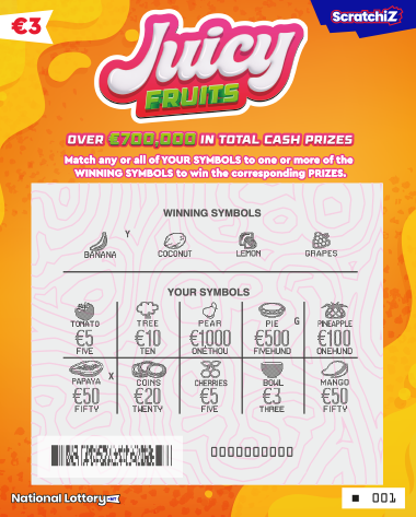 ScratchiZ Juicy Fruits | National Lottery